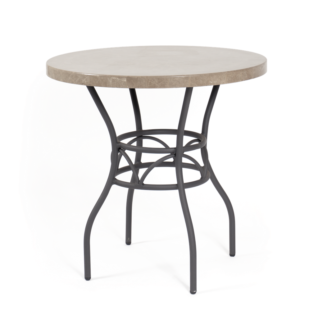 Alanya Travertine Table 75cm Round | Hartley's Outdoor Living